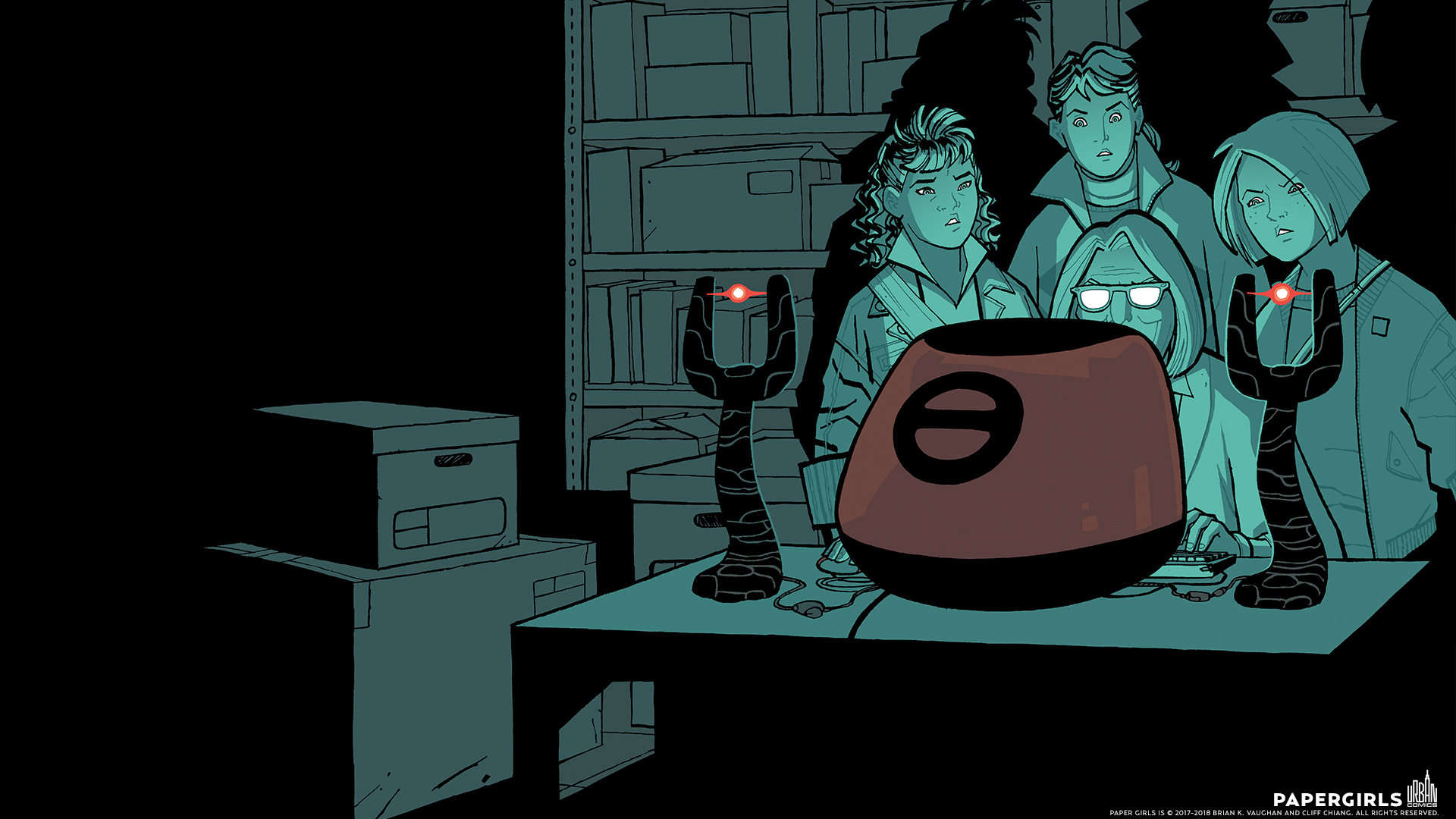 Paperg Girls : de nouveaux fonds d'écran - Urban Comics