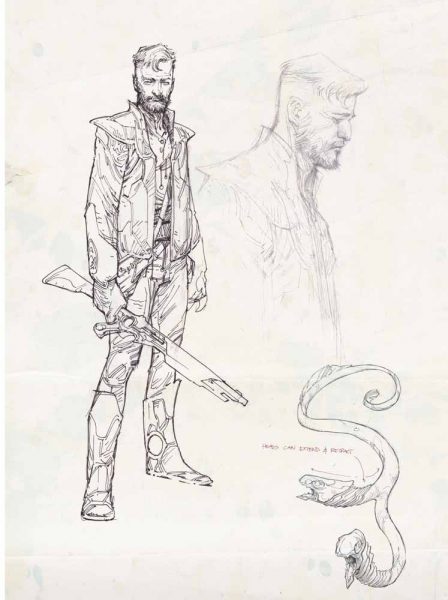 Seven to Eternity : Les croquis de Jerome Opena - Urban Comics