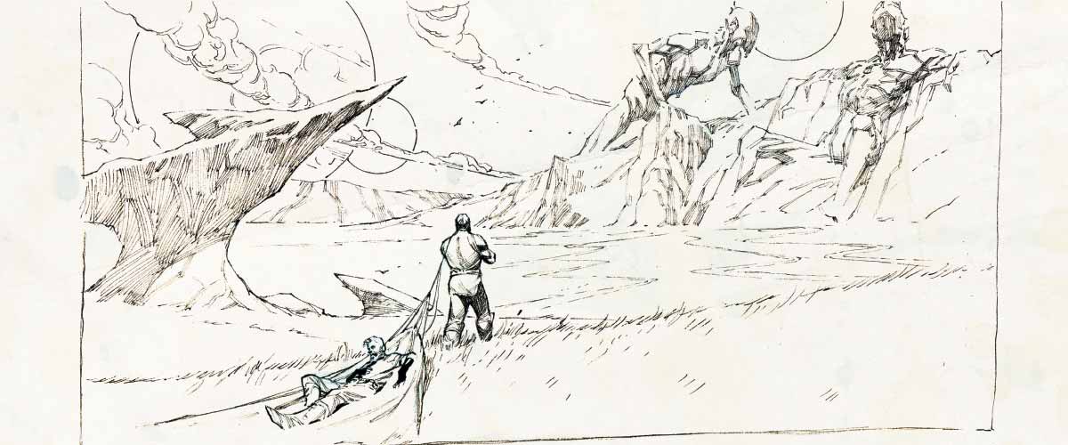 Seven to Eternity : Les croquis de Jerome Opena - Urban Comics